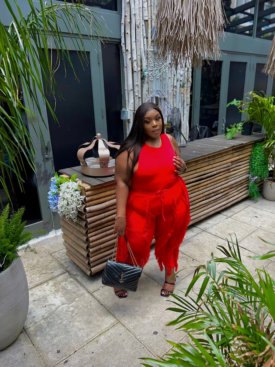 Shaky Moments Set-RED – Big House Of Fashion